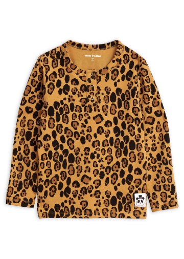 Mini Rodini Basic Leopard Grandpa Tee Lyocell